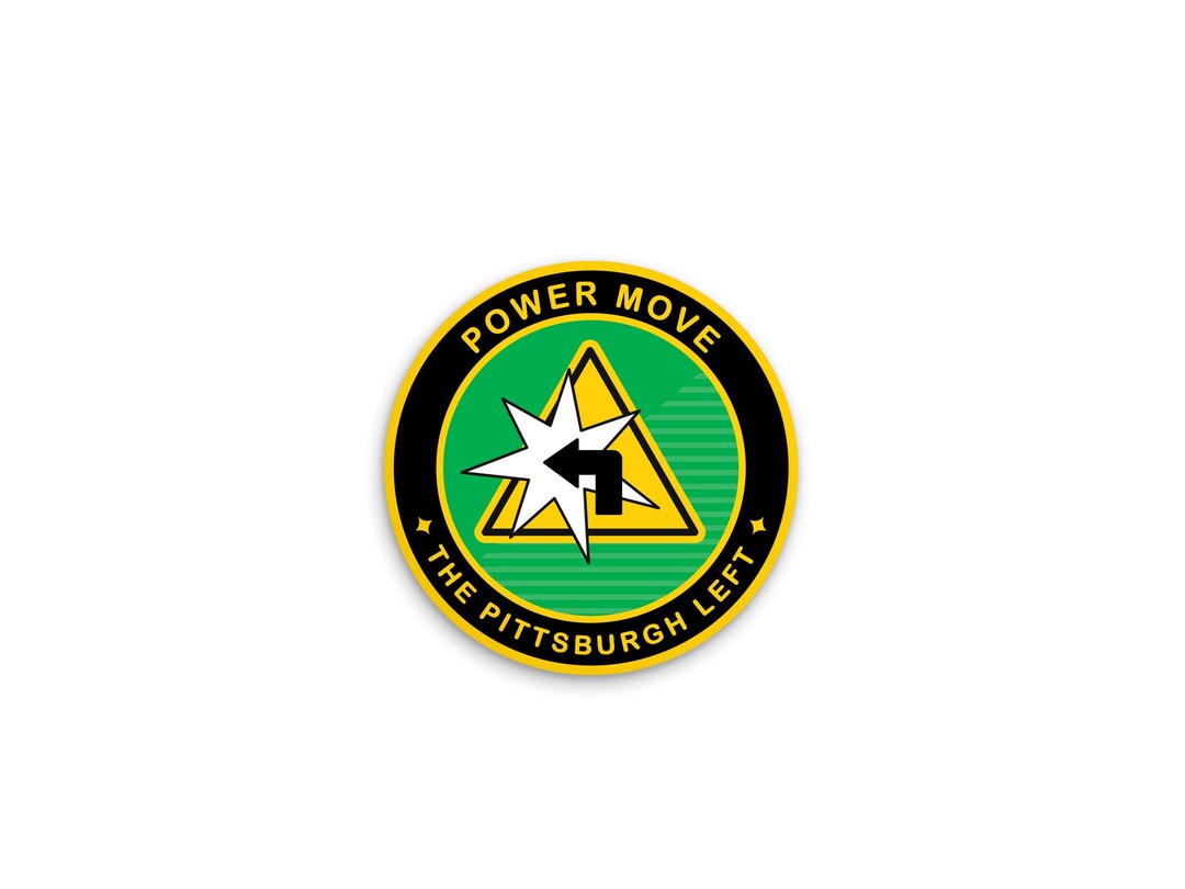 Pittsburgh Stickers - Funny Pittsburgh Left Merit Badge - 2 Inch Round ...