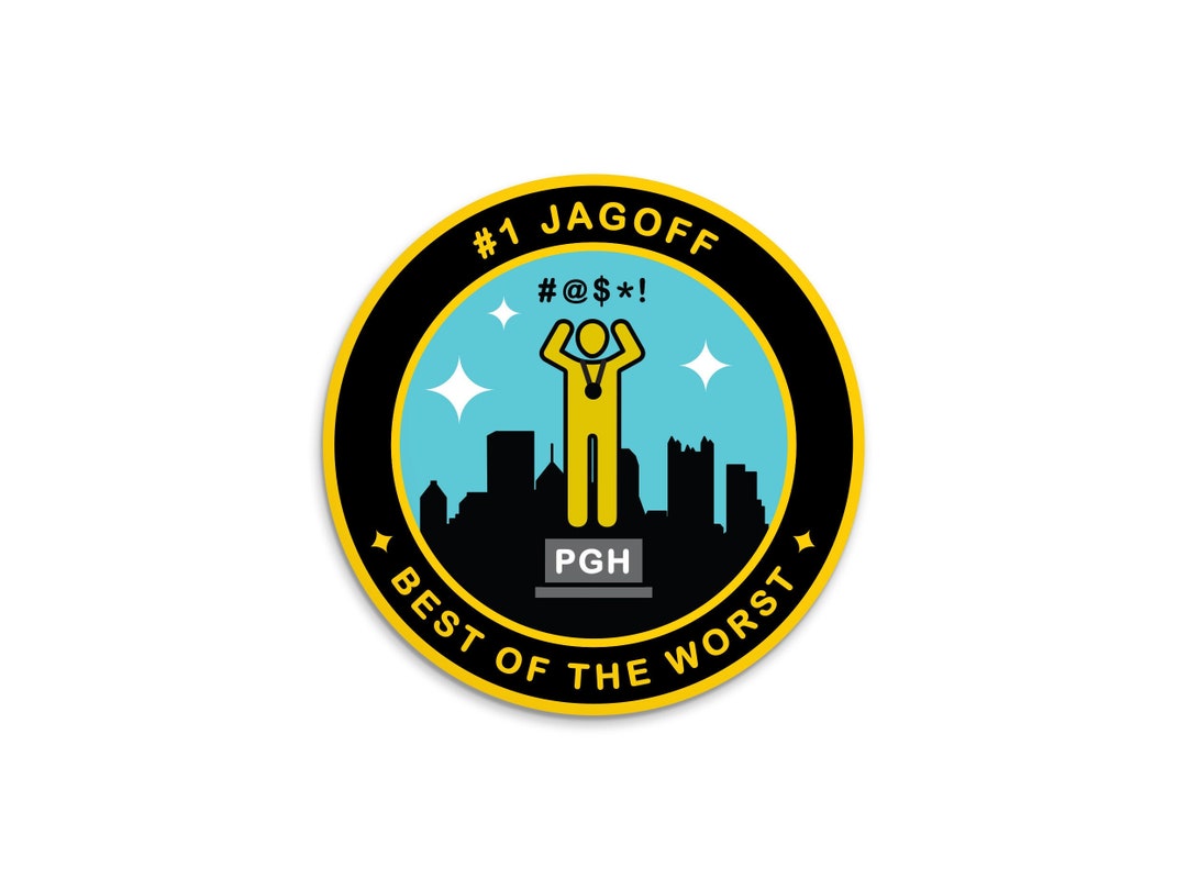 Pittsburgh Jagoff Sticker - 2 Inch Pittsburgh Merit Badge ...