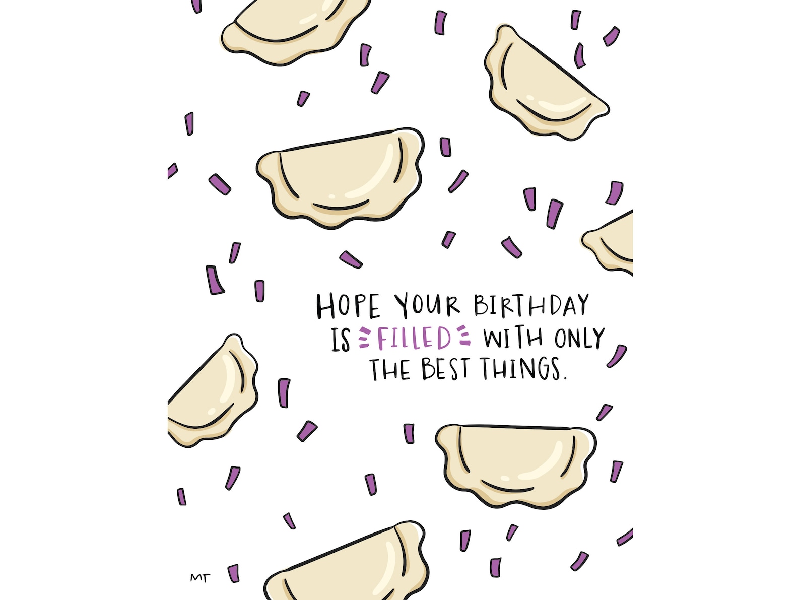 Funny Pittsburgh Birthday Card - Printable Pierogi Birthday Card ...