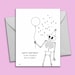 Skeleton Bones Birthday Card - Bag of Bones Black & White Birthday Card ...