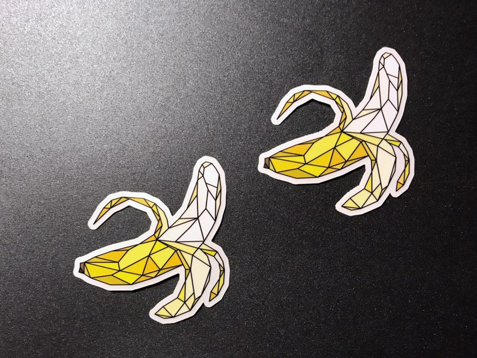 CLEARANCE Banana Sticker 3' Geometric Banana - Etsy