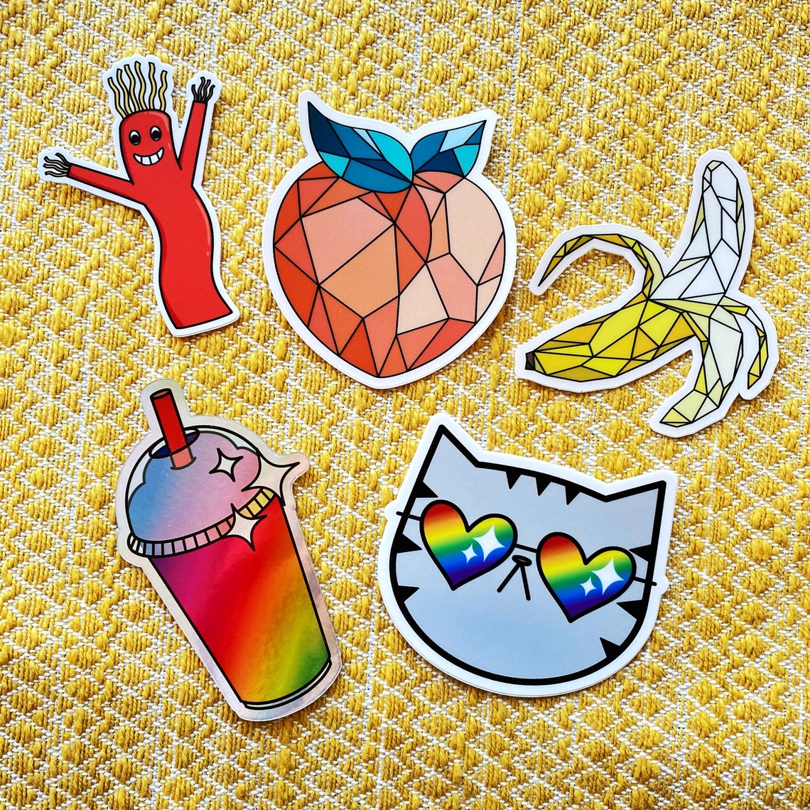 CLEARANCE Banana Sticker 3' Geometric Banana - Etsy