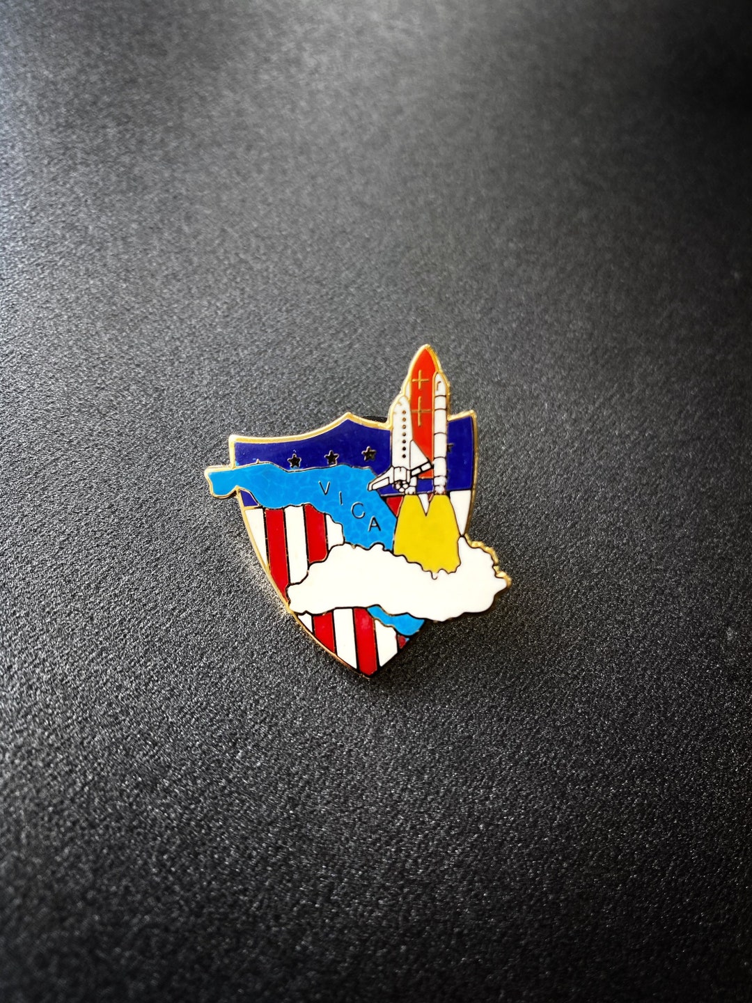 Vintage Rocket Pin Retro Florida VICA Shuttle Launch Pin Collectible ...