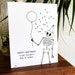 Skeleton Bones Birthday Card - Bag of Bones Black & White Birthday Card ...