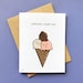 Printable New Baby Card Ice Cream Cone With Sprinkles Baby Card ...