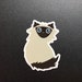 Himalayan Cat Sticker or Magnet Persian Cat Vinyl Weatherproof Decal 3 ...