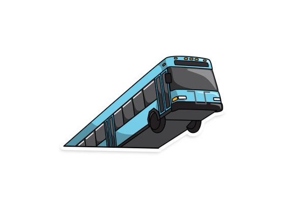 Pittsburgh Bus Sticker or Magnet Funny Pittsburgh Sinkhole - Etsy