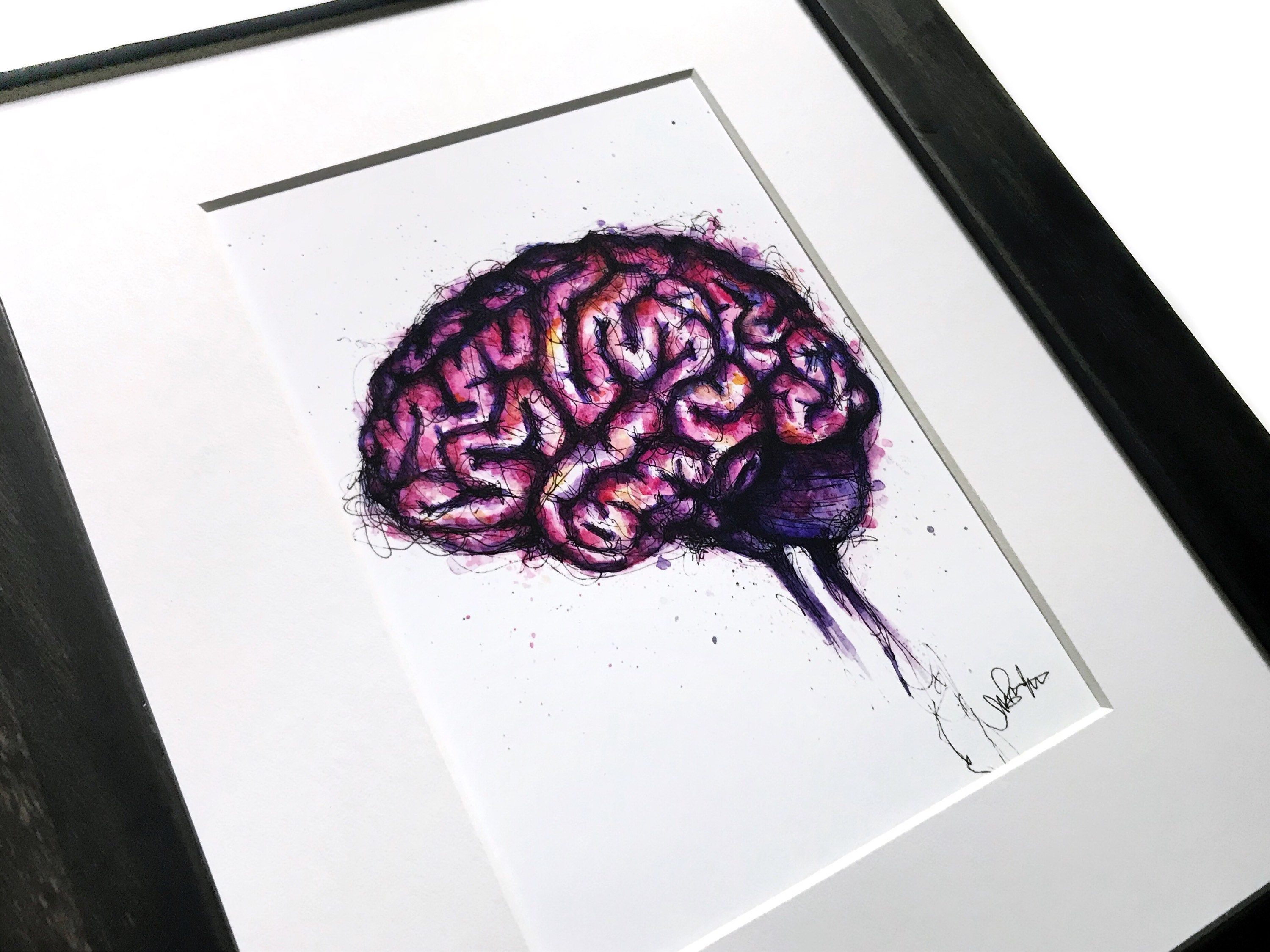 Cool Brain Drawing