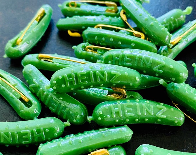 Vintage Green Heinz Pickle Pin - Pittsburgh Pickle Pin Collectible ...