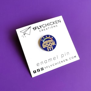 Book It Sticker - Nostalgic 90s Kid Decal - I Love Reading - 2 Inch ...