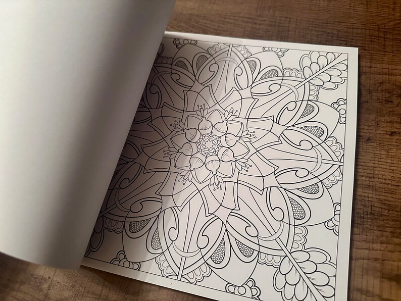 Relaxation Colouring Mandala Colouring Book Mandala Book 1st Edition - Etsy