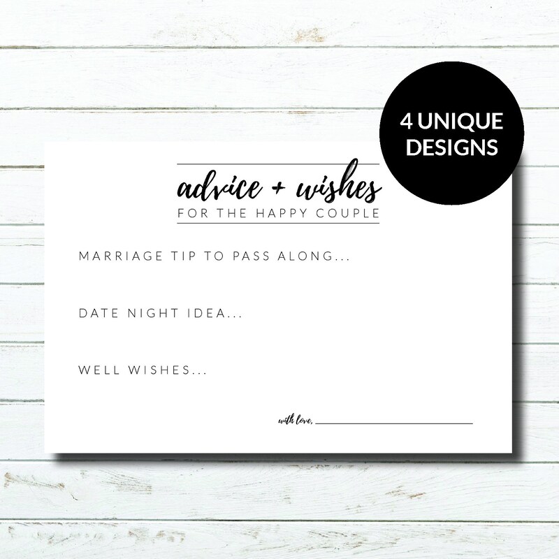 Marriage Advice Card - Etsy