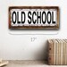Old School Metal Street Sign Rustic Vintage TFD2077 | Etsy