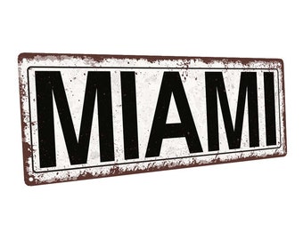 Old School Metal Street Sign Rustic Vintage | Etsy