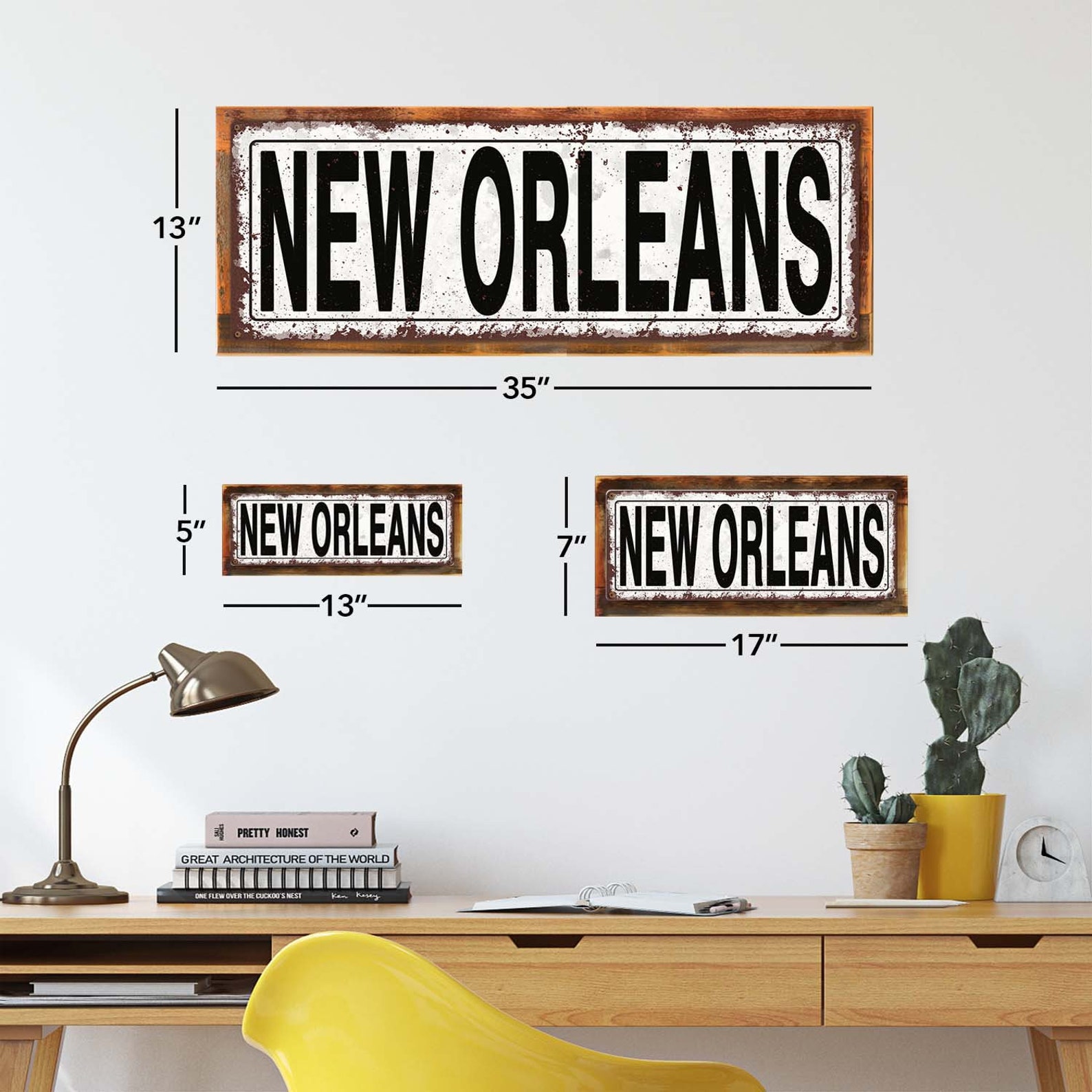 New Orleans Metal Street Sign, Rustic, Vintage - Etsy