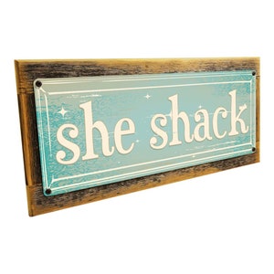 She Shack Metal Sign; Wall Decor for Bath or Laundry - Etsy