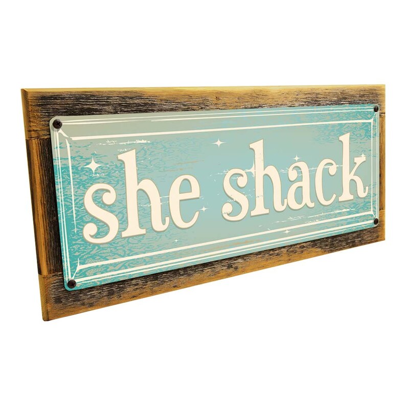 She Shack Metal Sign Wall Decor for Bath or Laundry - Etsy