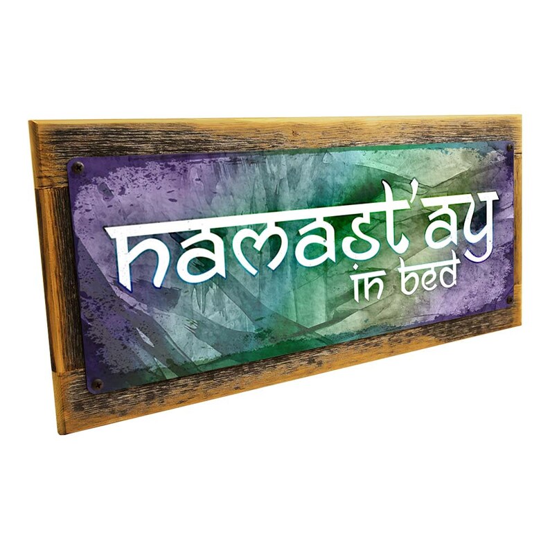 Namastay in Bed Metal Sign Wall Decor for Office or Meeting - Etsy