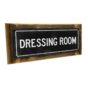 Black Dressing Room Metal Sign; Wall Decor for Bath and Laundry - Etsy