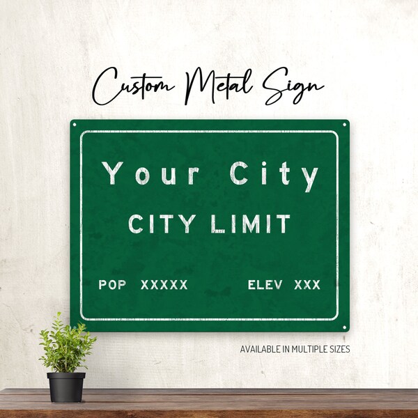 Custom Metal Sign - Etsy