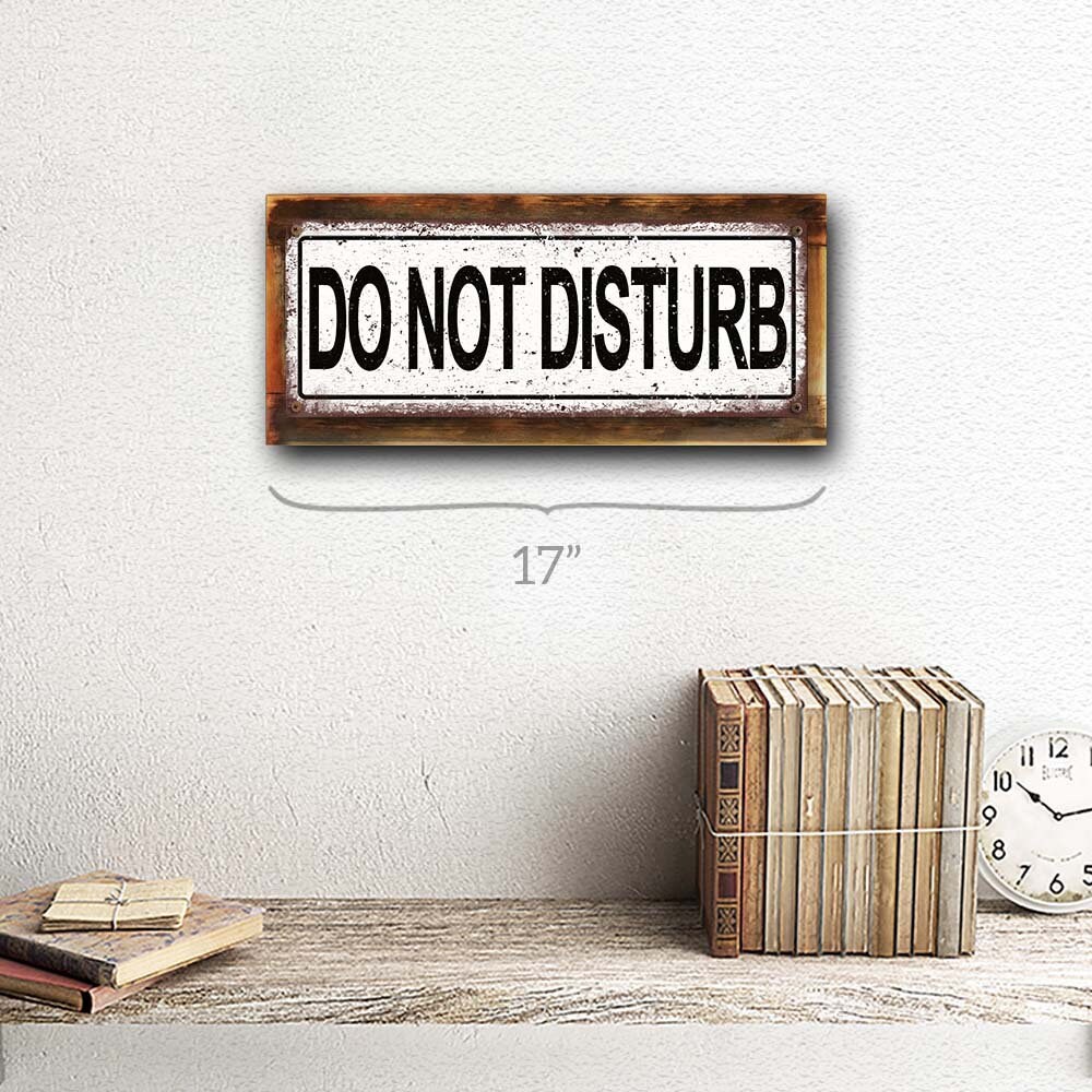 Do Not Disturb Metal Sign Wall Decor for Home and Office | Etsy