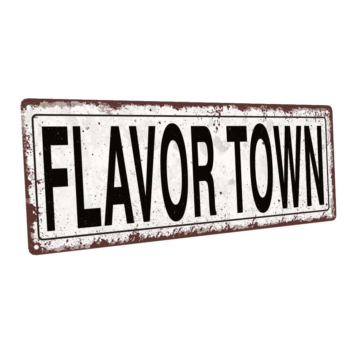 Flavor Town Metal Sign Wall Decor for Kitchen Dining Room - Etsy