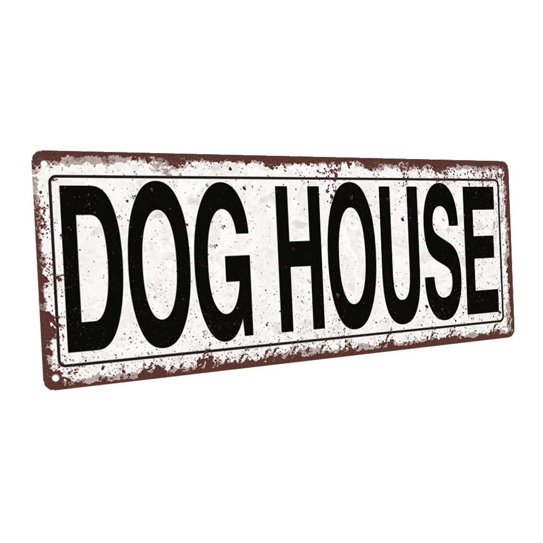 Dog House Metal Sign; Wall Decor for Porch, Patio, or Deck - Etsy