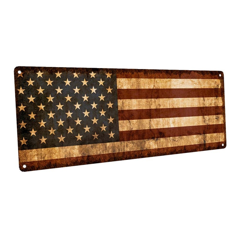 Rustic Metal Flag - Etsy
