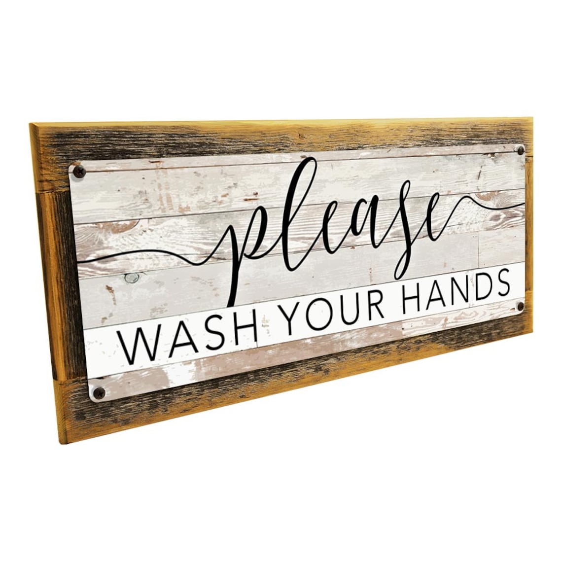 Please Wash Your Hands Metal Sign for Kitchen Bathroom - Etsy