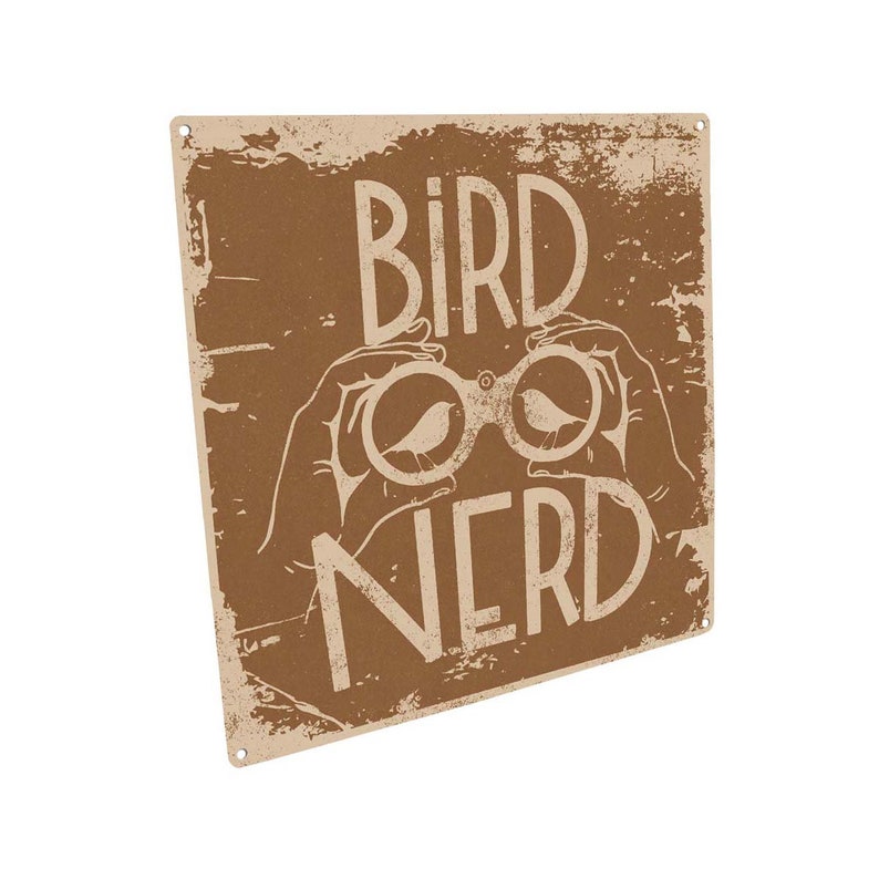 Bird Nerd Birdwatcher's Metal Sign for Home Office | Etsy