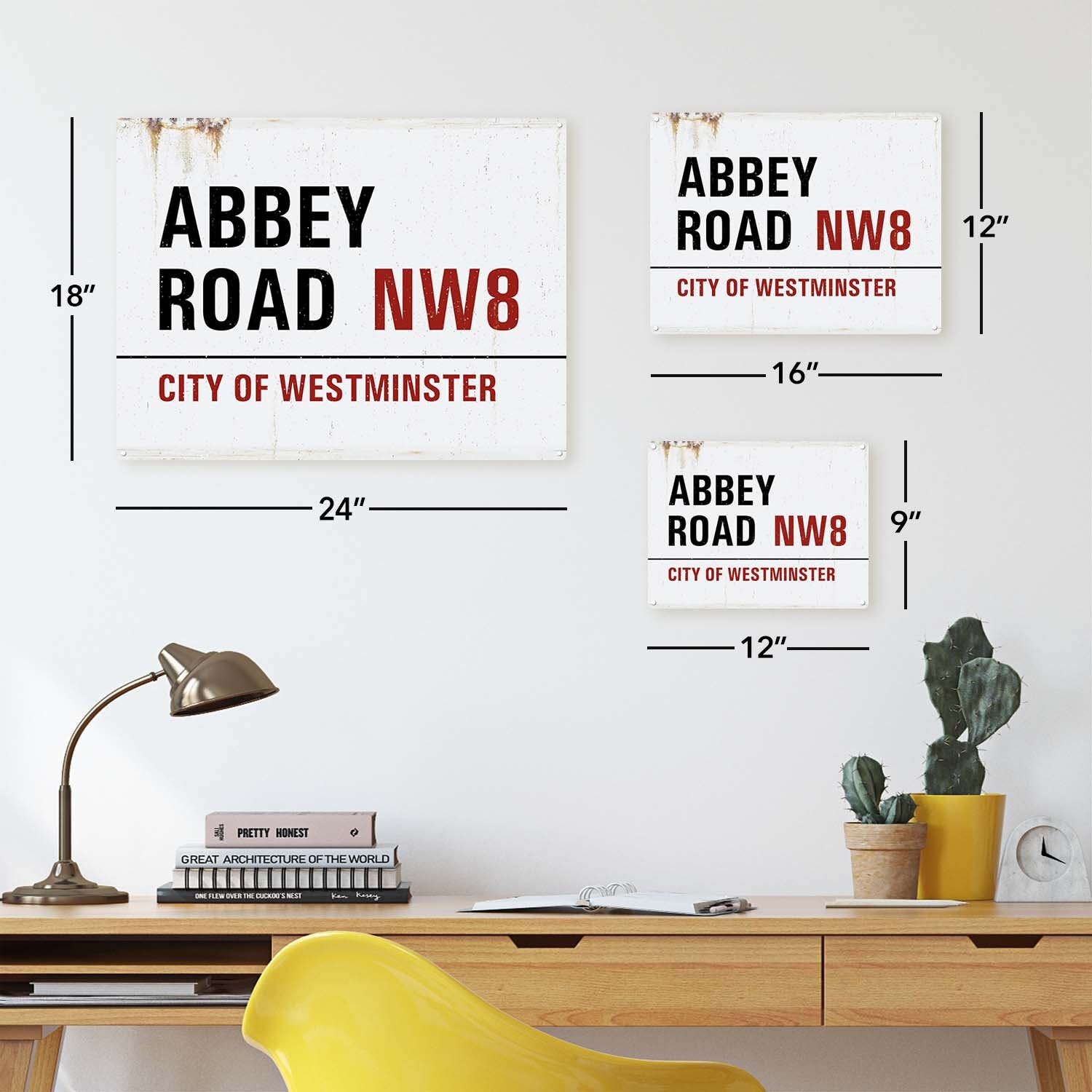 Abbey Road Westminster Street Sign Metal Art Print for Home | Etsy