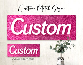 CUSTOM Welcome Metal Sign Wall Decor for Home Office Patio - Etsy