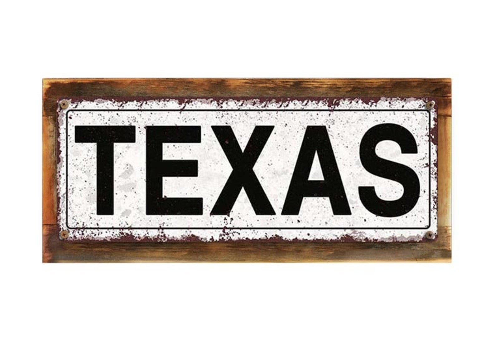 Texas Metal Street Sign, Rustic, Vintage - Etsy