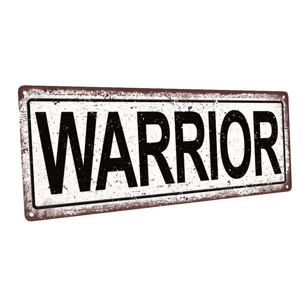 Warrior Word Art
