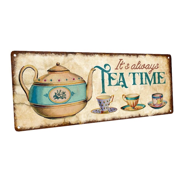 Tea Time Sign - Etsy