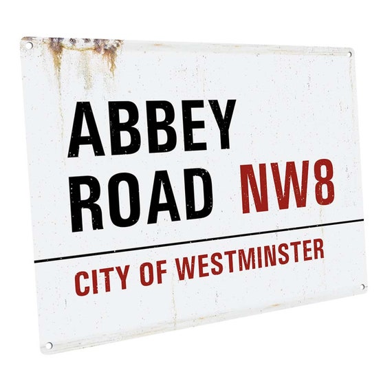 Abbey Road Westminster Street Sign Metal Art Print for Home | Etsy