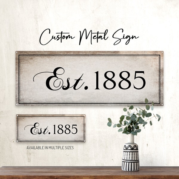 Home Established Sign - Etsy