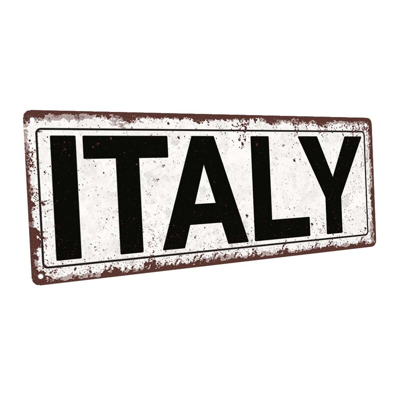 Italy Metal Sign Wall Decor for Home and Office | Etsy