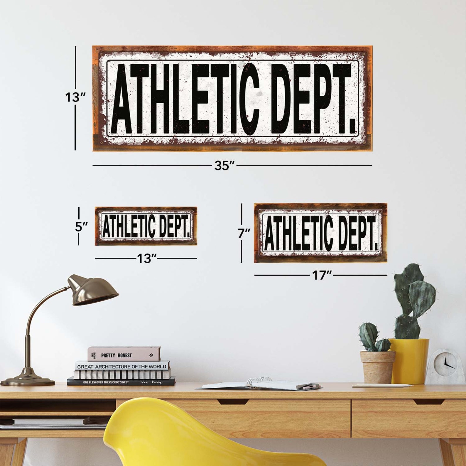 Athletic Dept. Metal Sign; Wall Decor for Home and Office - Etsy