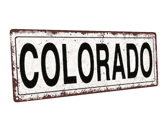 Colorado Street Sign - Etsy