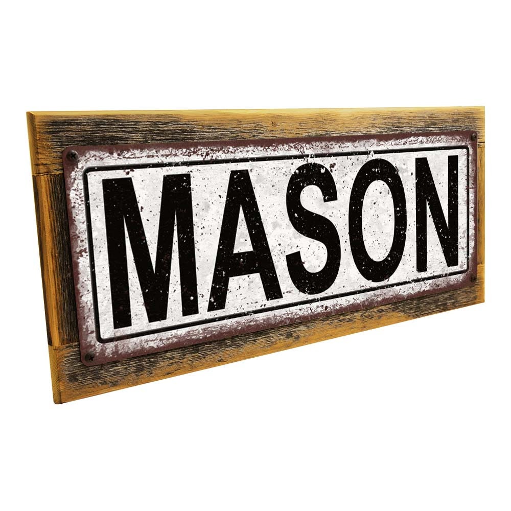 Mason Metal Sign Wall Decor for Kids Room or Nursery | Etsy