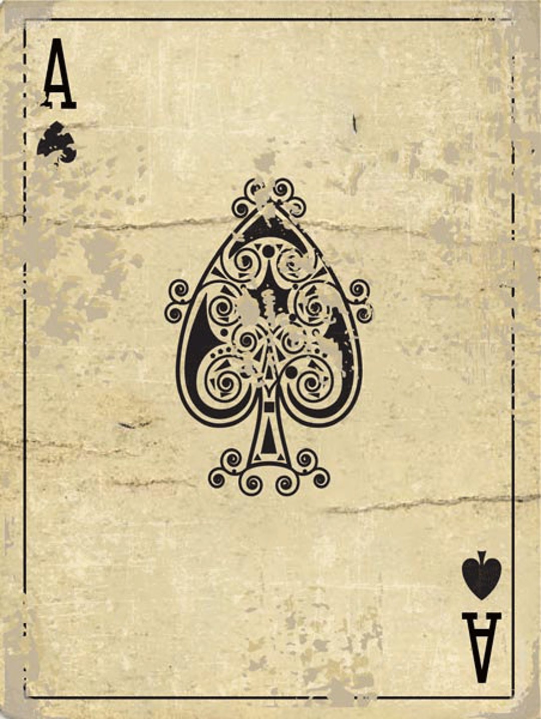 Ace Playing Card Metal Sign, Den, Gameroom, Mancave HB7249-J - Etsy