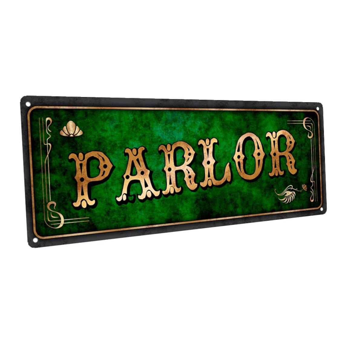 Green Parlor Metal Sign Wall Decor for Home and Office - Etsy