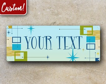 Mid Century Sign - Etsy
