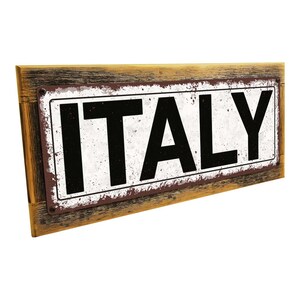 Italy Metal Sign; Wall Decor for Home and Office - Etsy