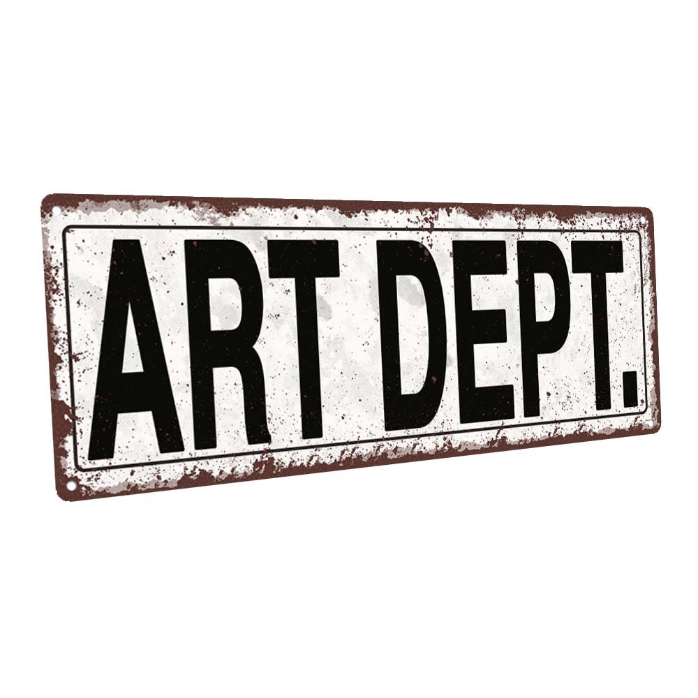 Art Dept. Metal Sign Wall Decor for Studio or Office - Etsy België