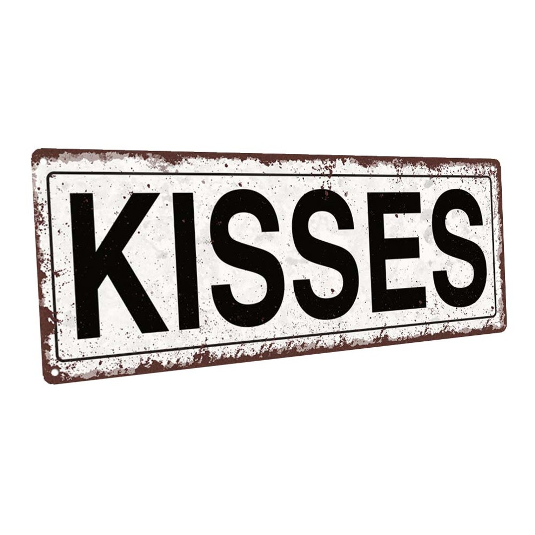 Kisses Metal Sign; Wall Decor for Home and Office - Etsy