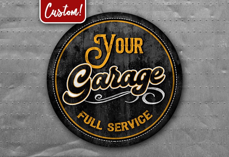 Custom Full Service Garage Metal Sign for Shop Patio | Etsy
