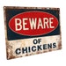 Cluck off Metal Sign Wall Decor for Farm and Country - Etsy