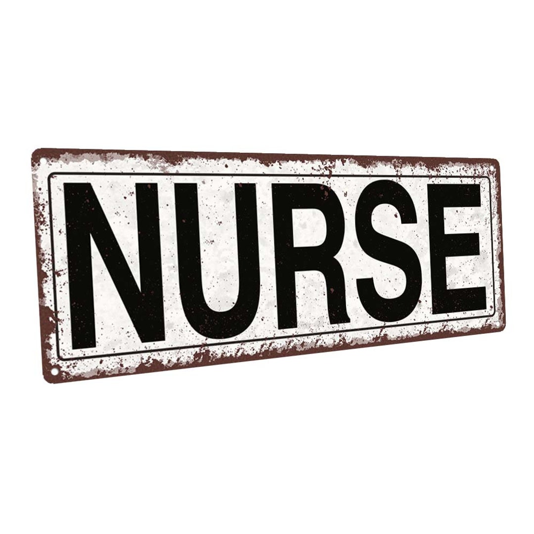 Nurse Metal Sign; Wall Decor for Home and Office - Etsy